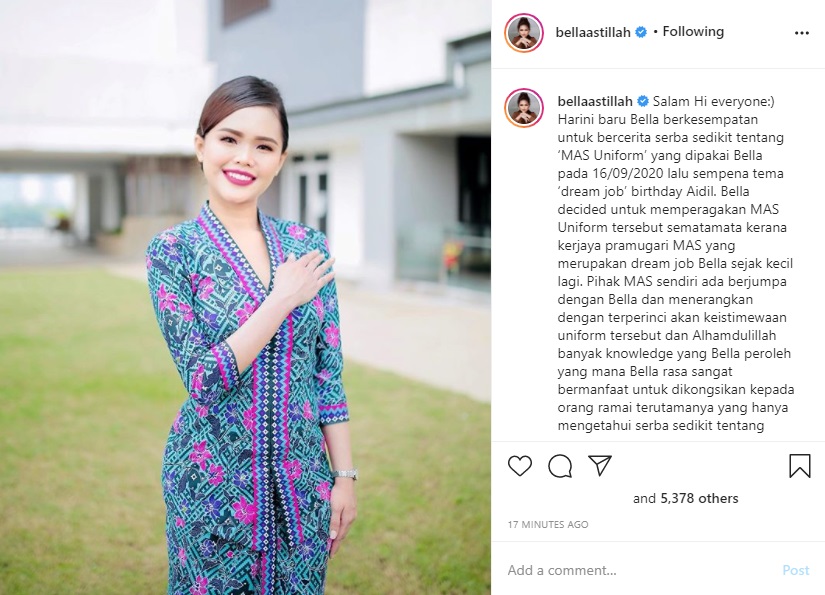 Bella Astillah Kongsi Keistimewaan Uniform Pramugari MAS | Hot FM